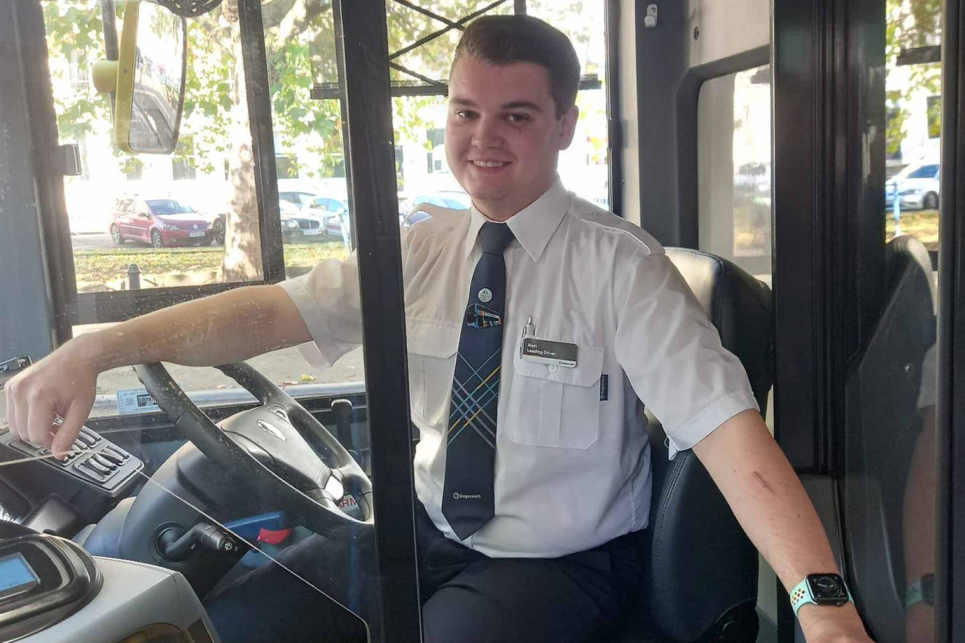 From cleaner to driver – Matt’s amazing transport transformation